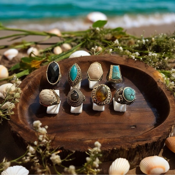 Studio Barse | Jewelry | Lot Of Studio Barse Bronze Silver Rings | Poshmark